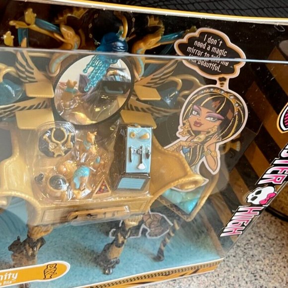 Toys | Monster High Cleo De Nile Doll Vanity Playset New | Poshmark